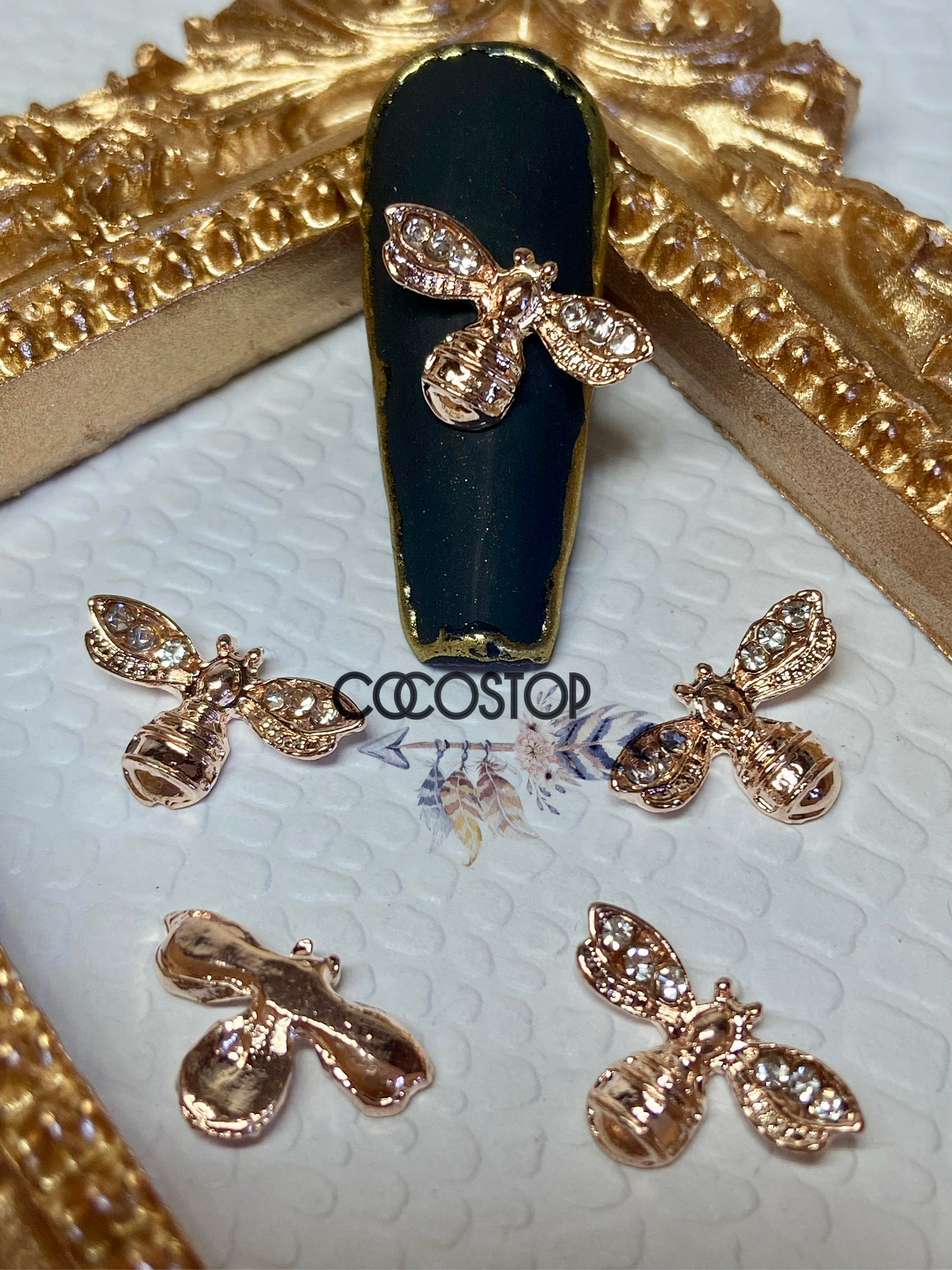 Bumblebee 3D Nail Art Charms / Nail Design Decoration - Etsy