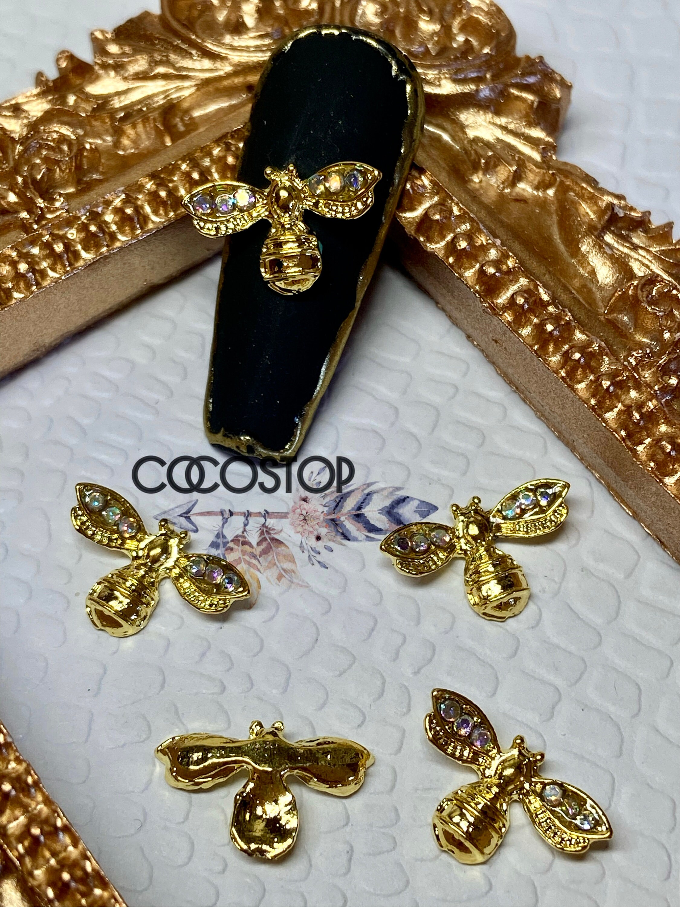 Bumblebee 3D Nail Art Charms / Nail Design Decoration - Etsy