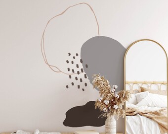 Abstract Wall Decal | Etsy