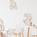 Bunny Wall Decals, Floral Rabbit Stickers, Nursery Decor - Etsy