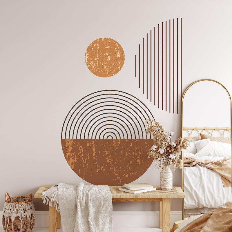 Geometric Wall Design - Etsy