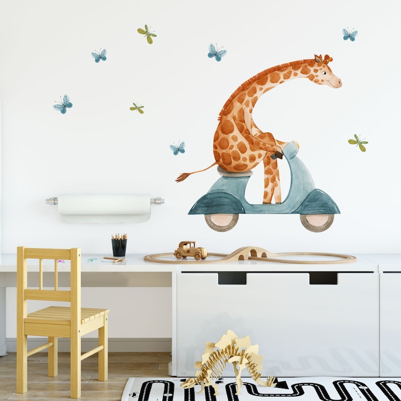 Giraffe Wall Decals - Etsy