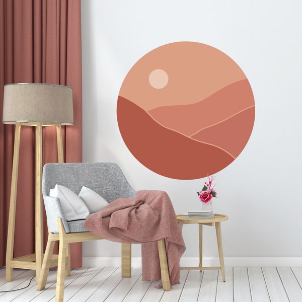 Sunset Wall Decal - Etsy