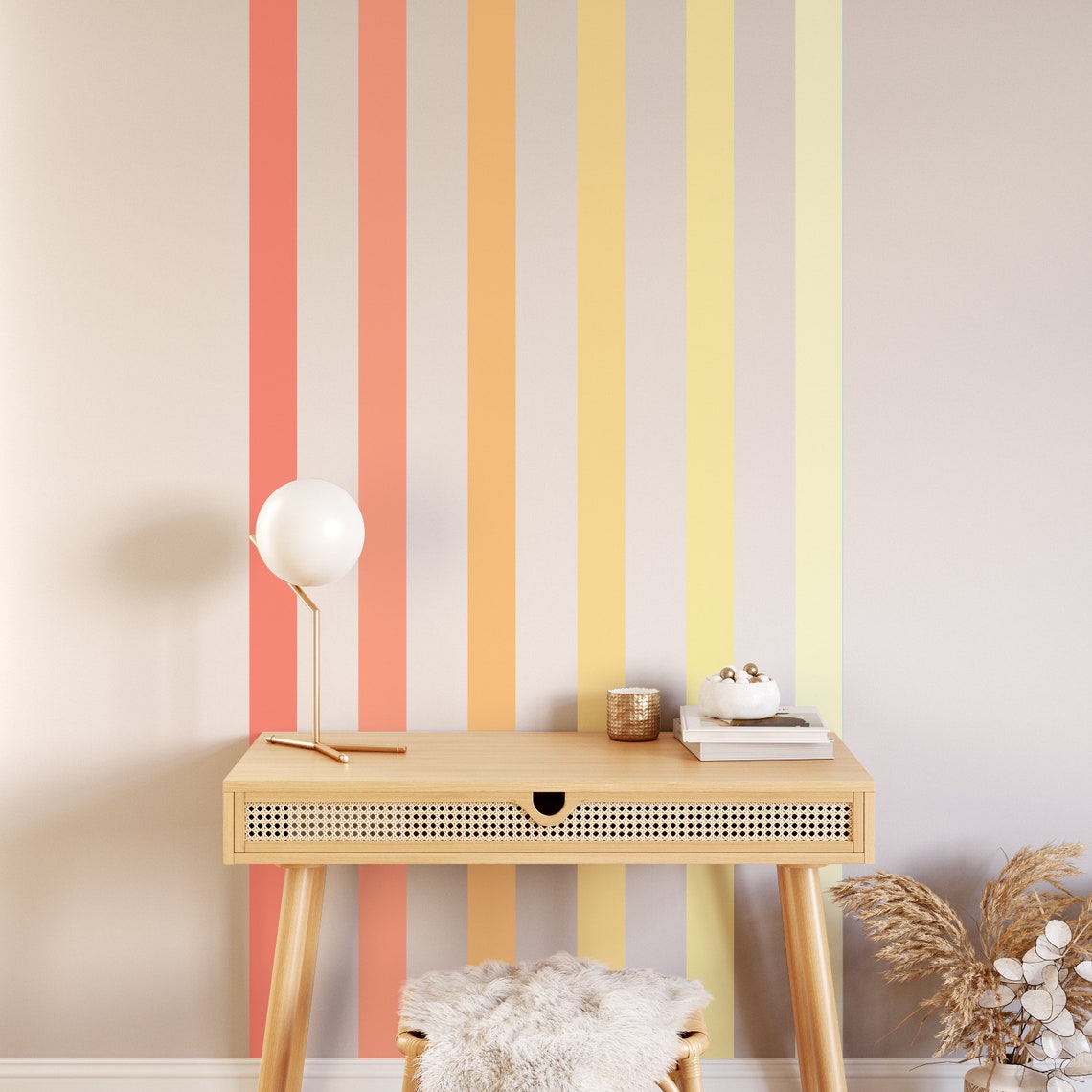 Unicorn Color Wall Decal Nursery Modern Decal Abstract Wall - Etsy