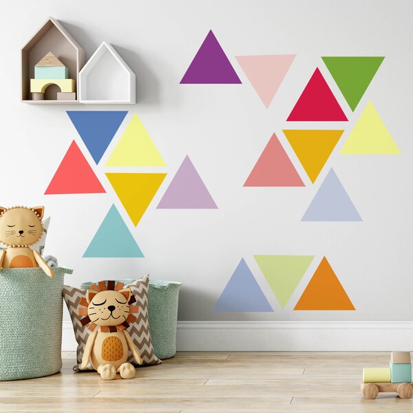 Triangle Wall Decal - Etsy