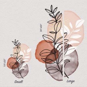 Boho Wall Decals - Flower Wall Stickers, Boho Nursery Room Decor ...