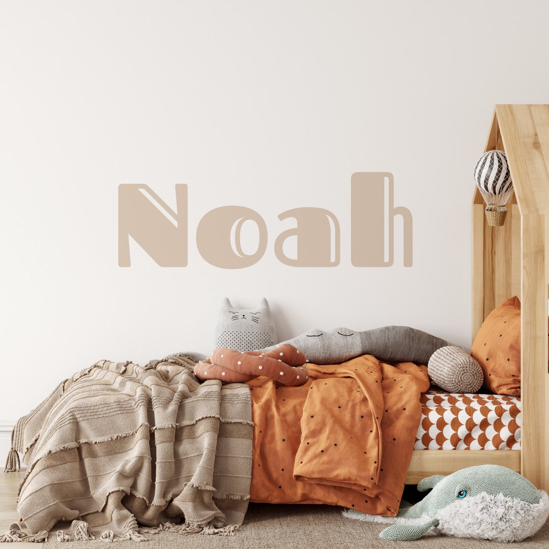 Personalized Name Wall Decals for Nursery, Baby Shower Gift for Mom ...