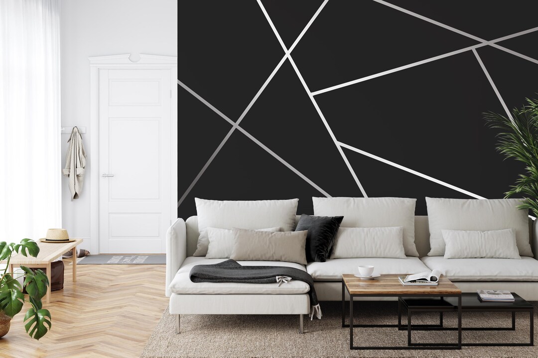 Geometric Wall Decal- Lines Wall Stickers, Geometric Line, Wall Sticker ...