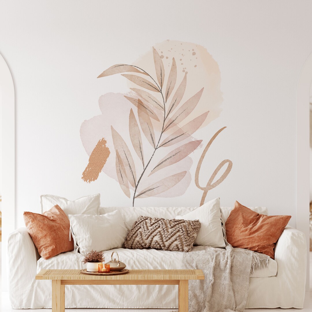 Wall Boho Decals for Bedroom Decor - Modern Stickers, Wall Art Boho ...