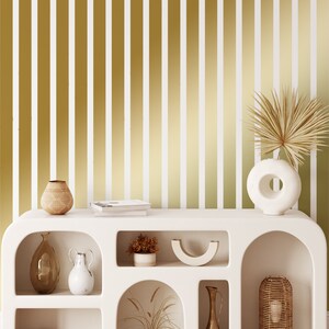 Large Gold Line Wall Decal, Geometric Stripe Stickers - Etsy