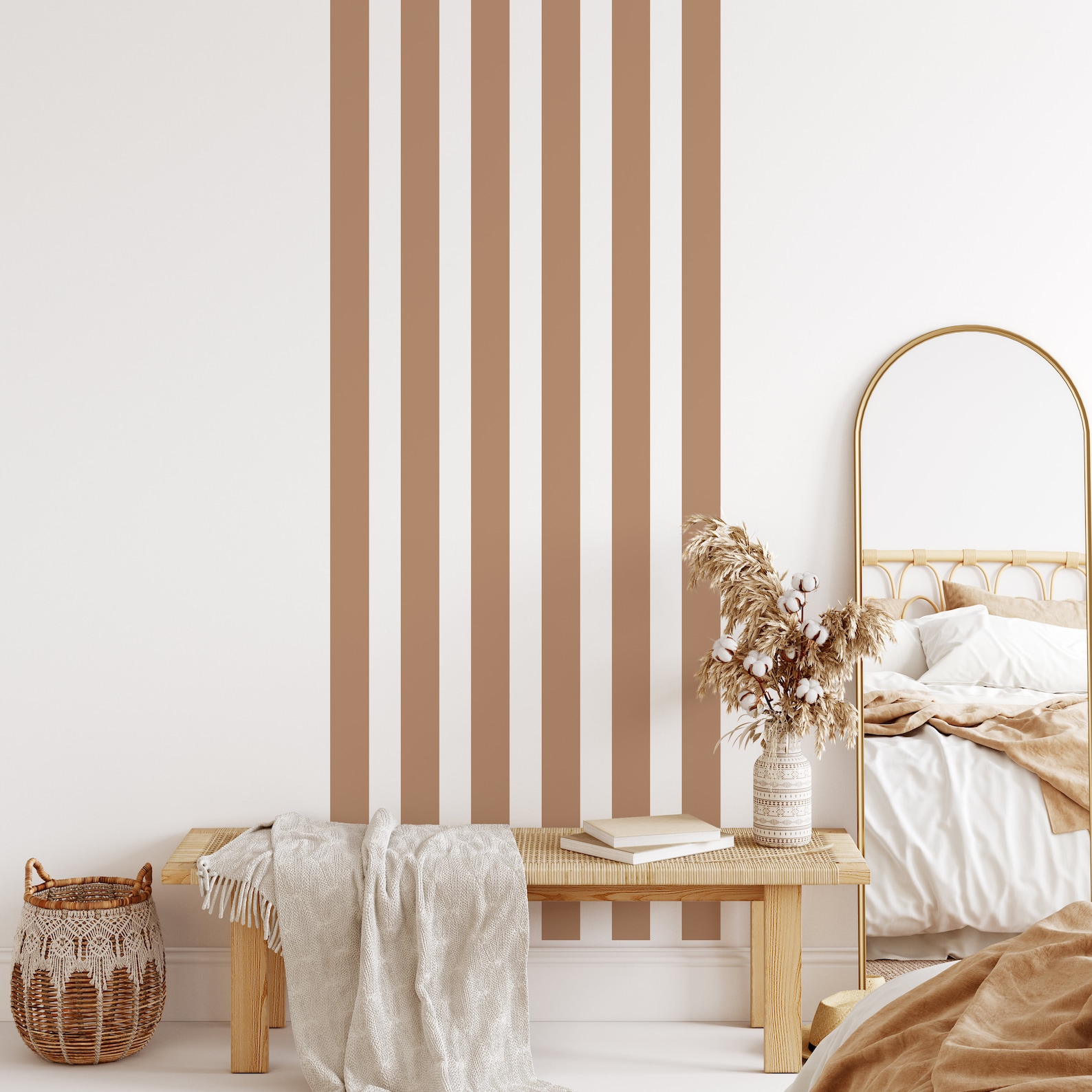 Lines Wall Decals - Minimalistic Wall Stickers, Peel and Stick Wall Art ...