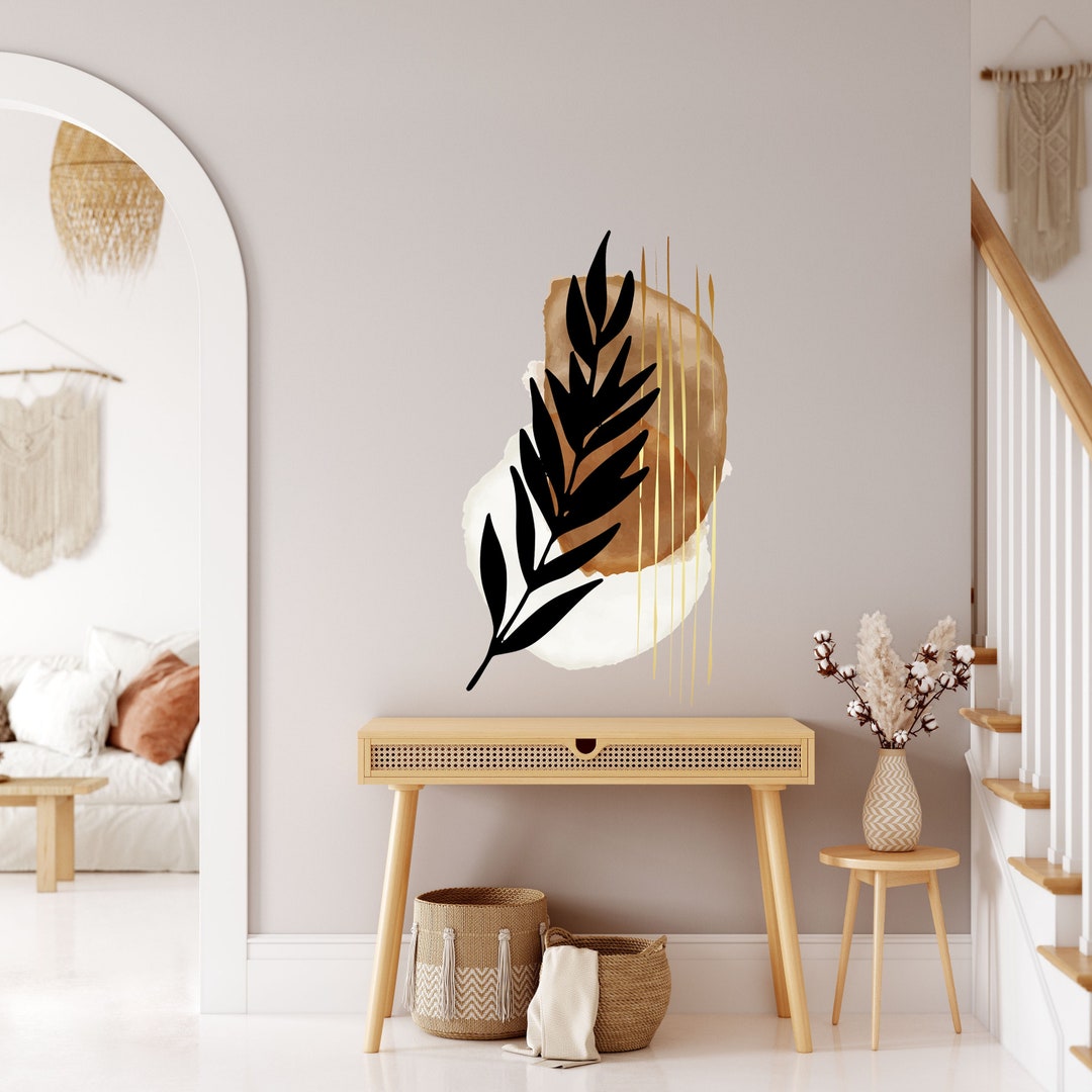 Abstract Wall Decal Boho Style Sticker Boho Wall Decal Boho - Etsy