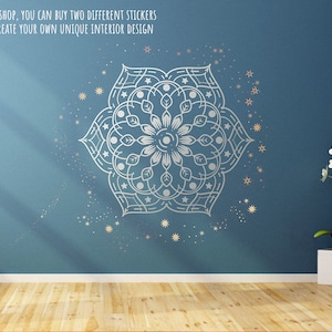 Stars Decal Set, Star Decor, Modern Wall Decal, Decal for Wall, Boho ...