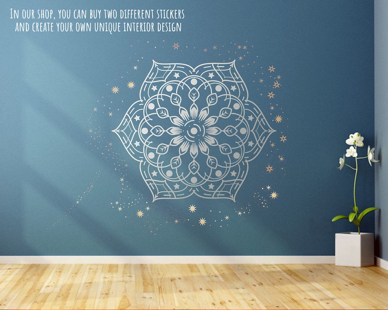 Stars Decal Set Star Decor Modern Wall Decal Decal for | Etsy