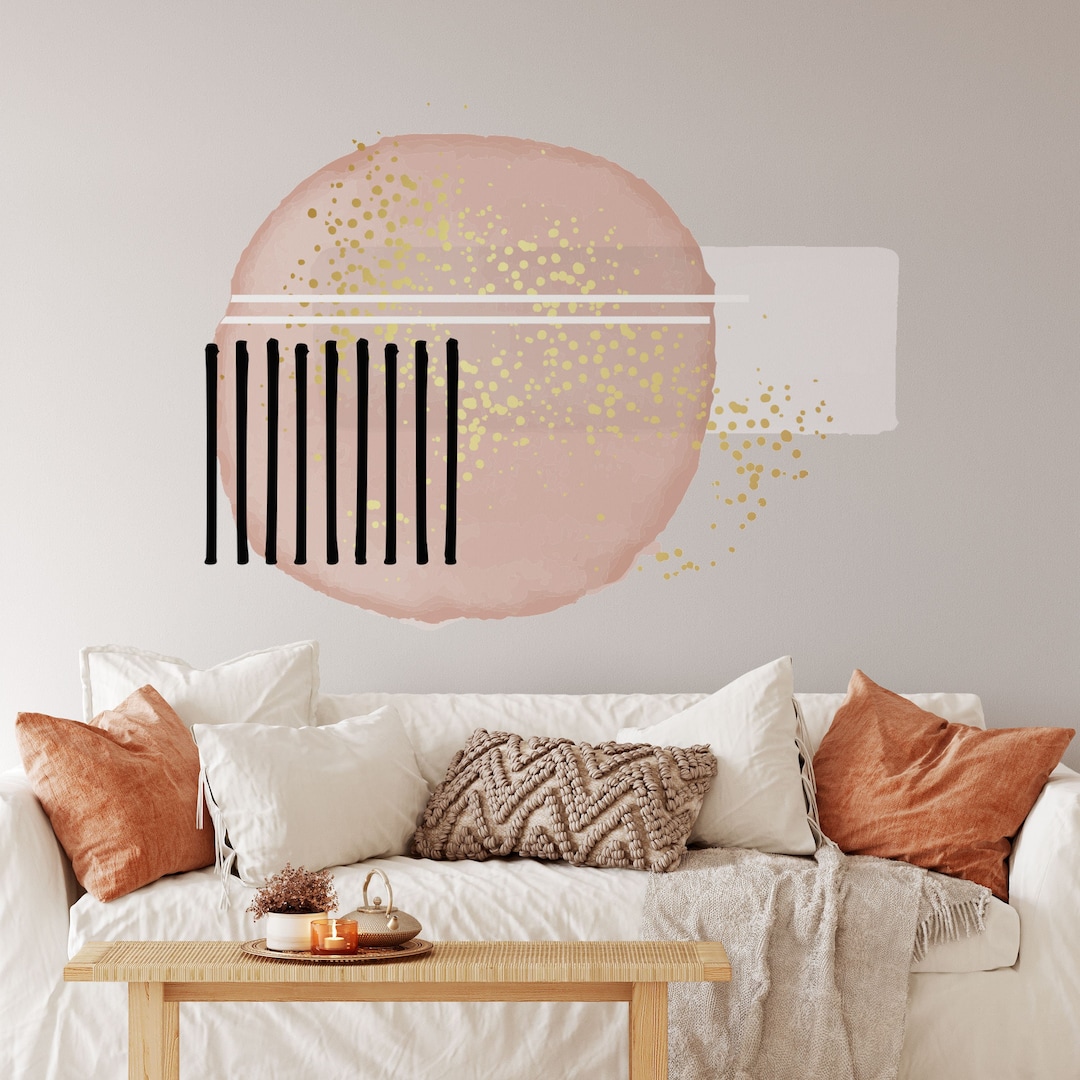 Circle Wall Decals - Boho Geometric Wall Art, Modern Home Decor - Etsy