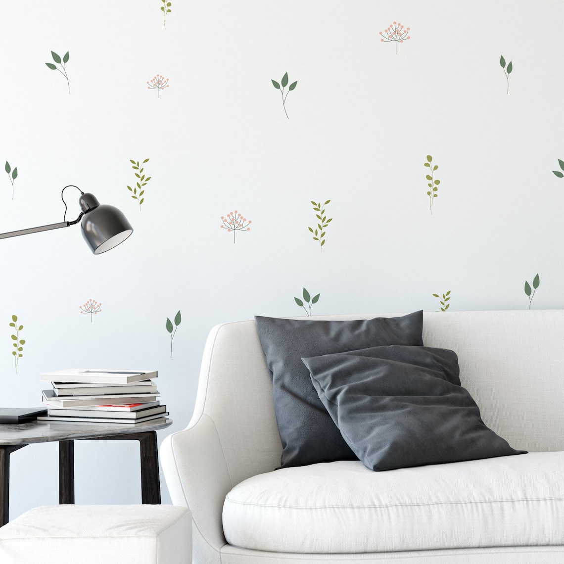 Olive Tree Wall Decal Girl Nursery Decal Floral Wall Decals - Etsy