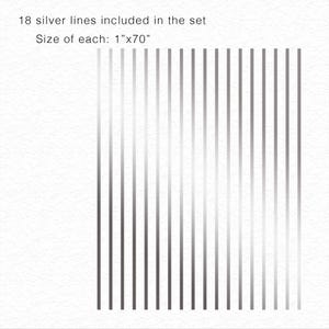 Geometric Wall Decal, Geometric Line, Wall Sticker, Peel and Stick ...