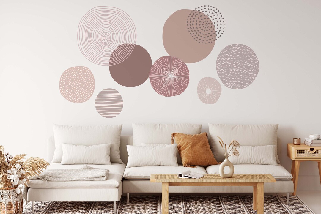 Large Wall Decal, Modern Wall Decal, Wall Arch Decal, Boho Chic ...