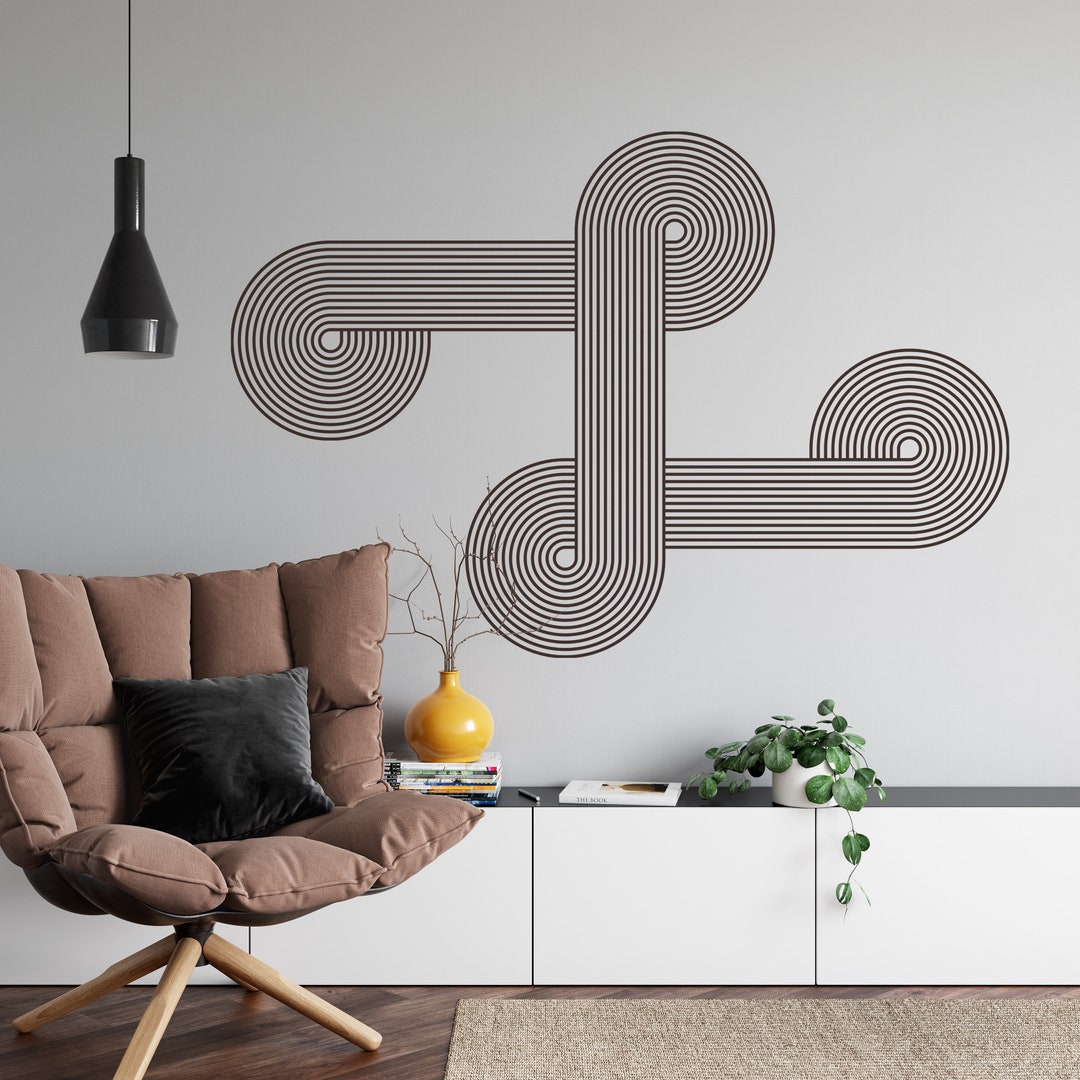 Wall Arch Decal, Modern Wall Decal, Wall Decal Boho, Wall Decal ...