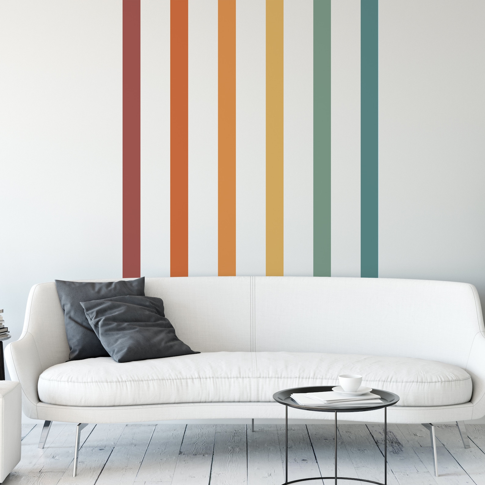 Unicorn Color Wall Decal Nursery Modern Decal Abstract Wall - Etsy