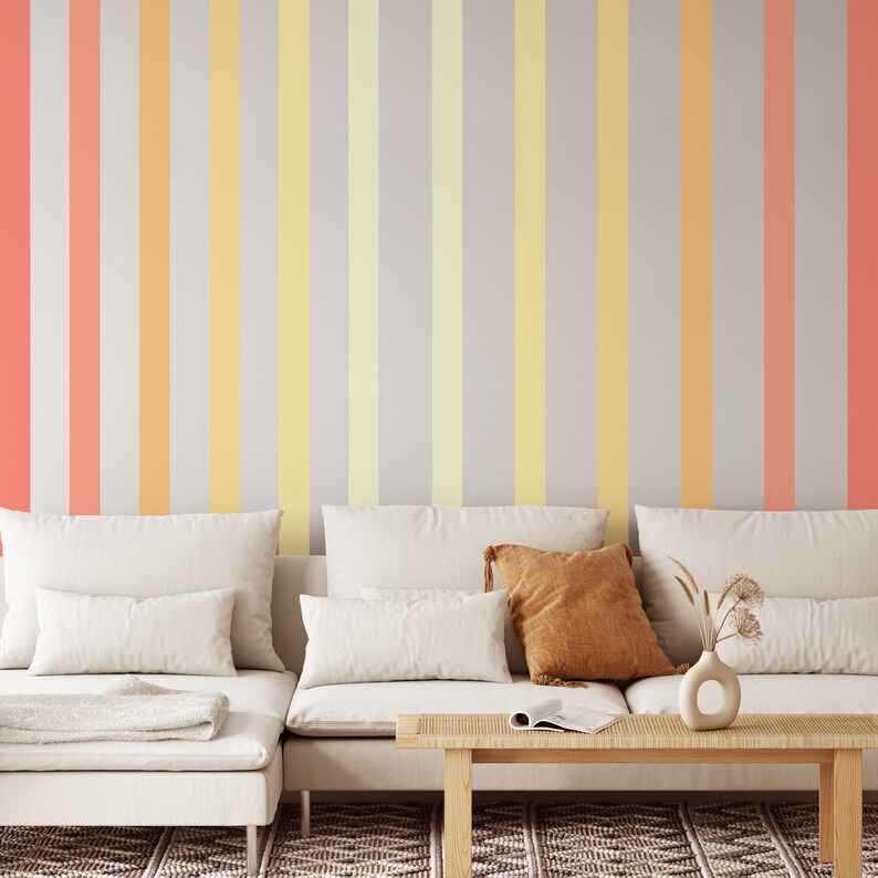 Unicorn Color Wall Decal Nursery Modern Decal Abstract Wall - Etsy