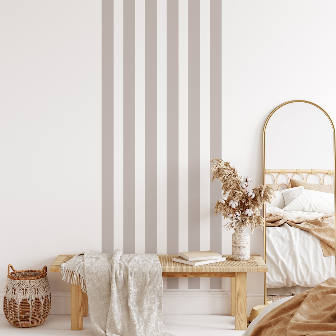 Lines Wall Decals - Minimalistic Wall Stickers, Peel and Stick Wall Art ...