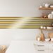 Large Gold Line Wall Decal, Gold Line Decal, Large Wall Decal ...