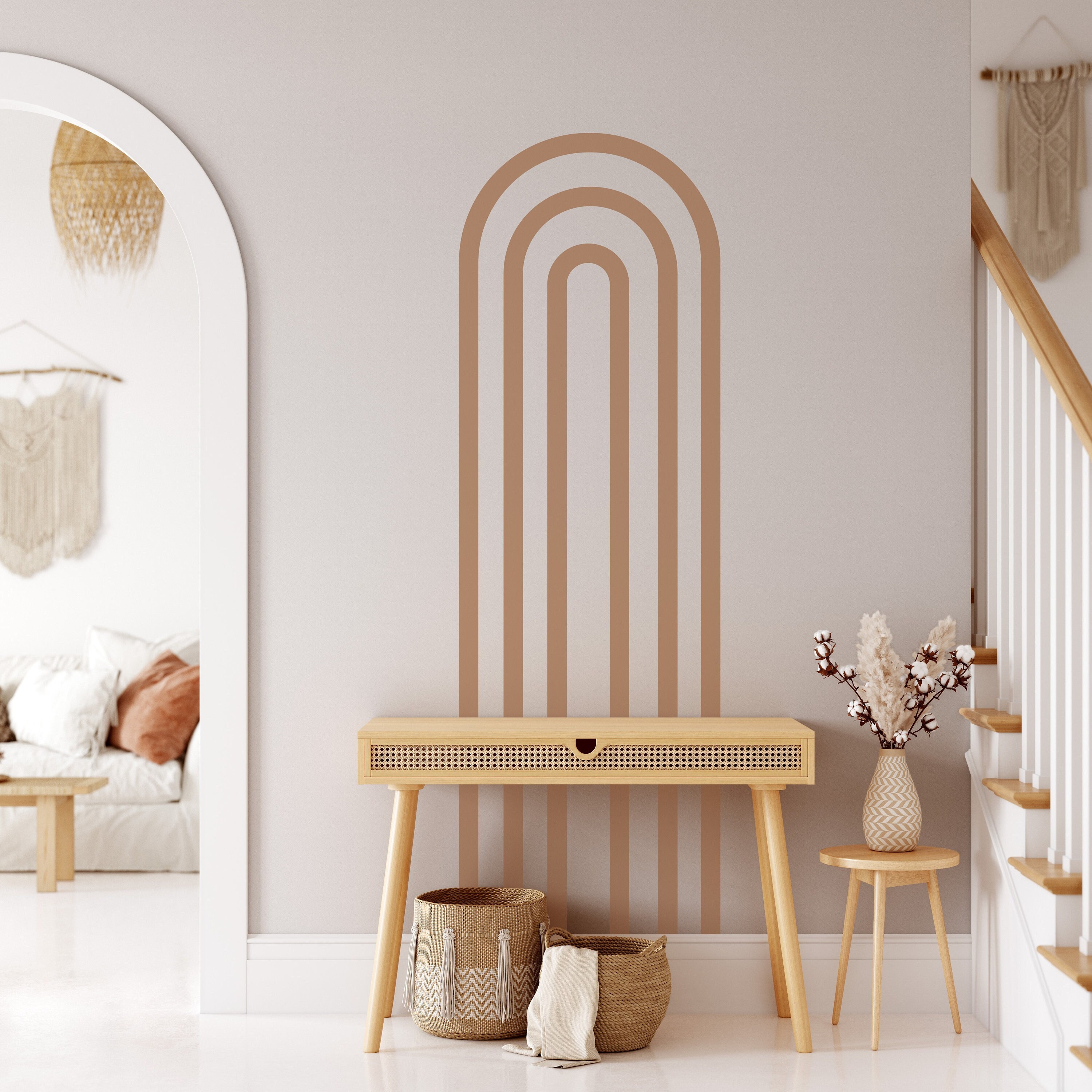 Arch Wall Decal Arch Wall Sticker Abstract Decals Art Deco - Etsy