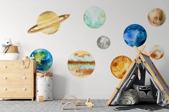 Earth Planet Wall Decals
