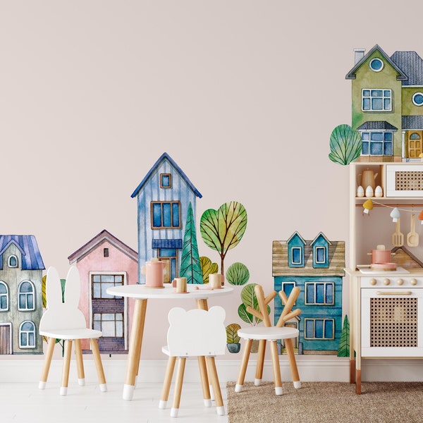 City Wall Decals - Etsy