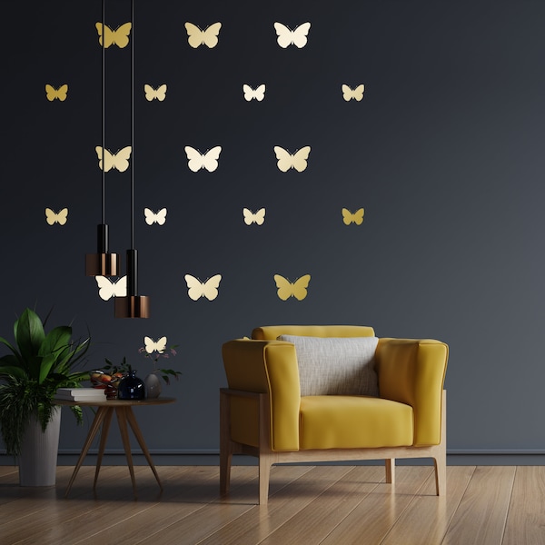 Gold Wall Decals - Etsy Australia