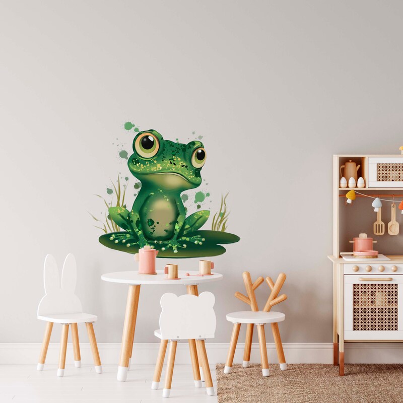 Frog Wall Decal - Etsy