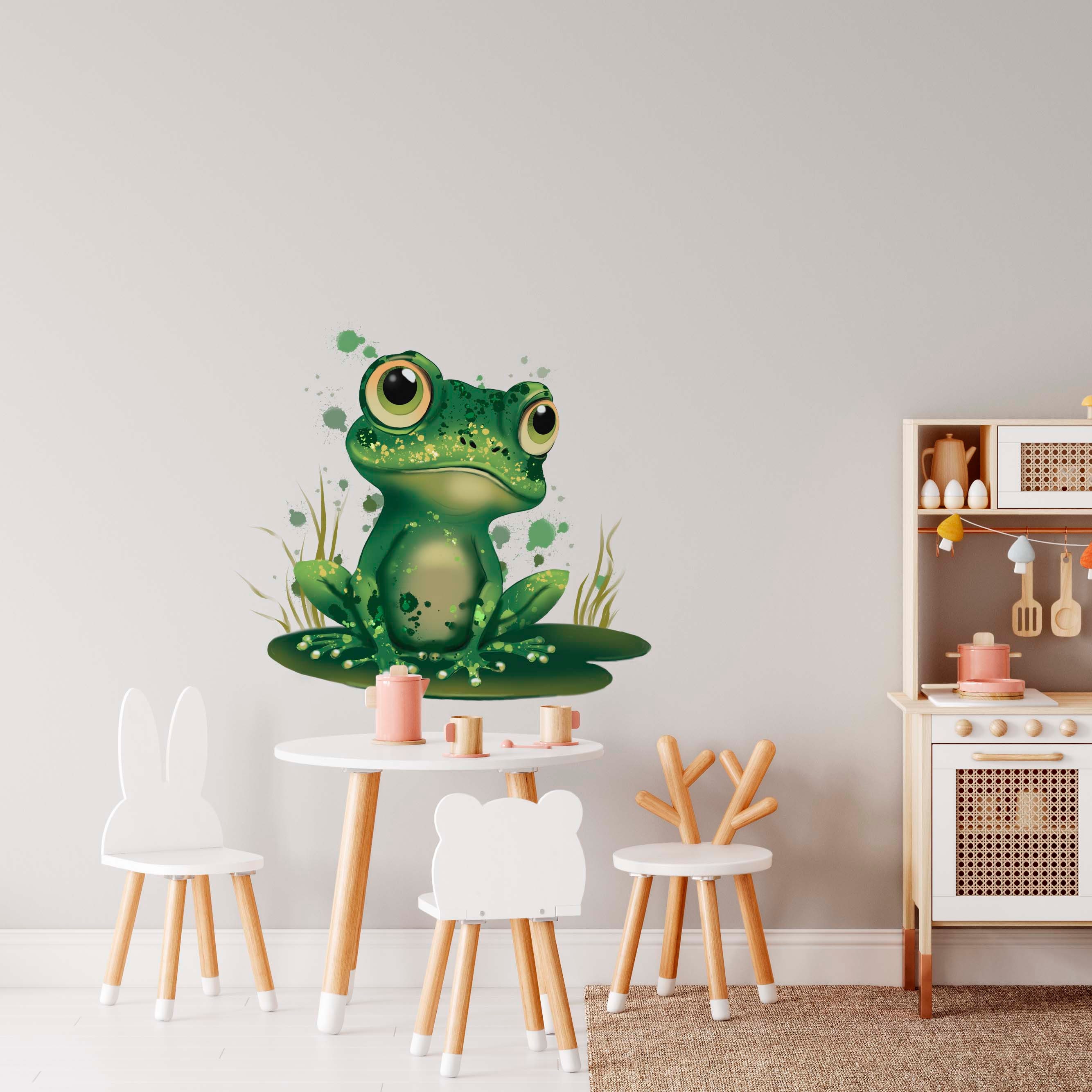 Frog Decals For Walls Tree Frog Wall Decal Etsy