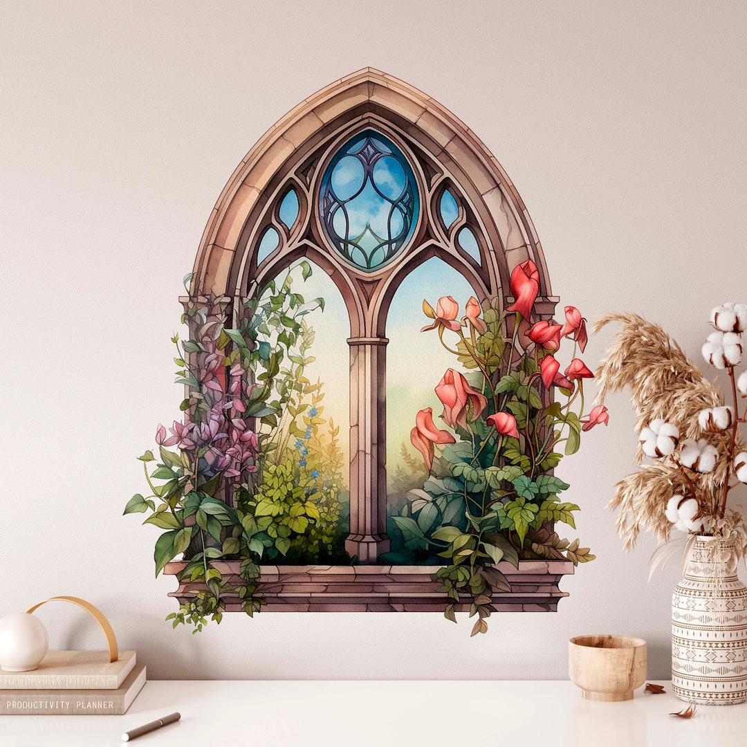 Window Decal, Rustic Home Decor, Kids Wall Decal, Nursery Decal, Wall ...