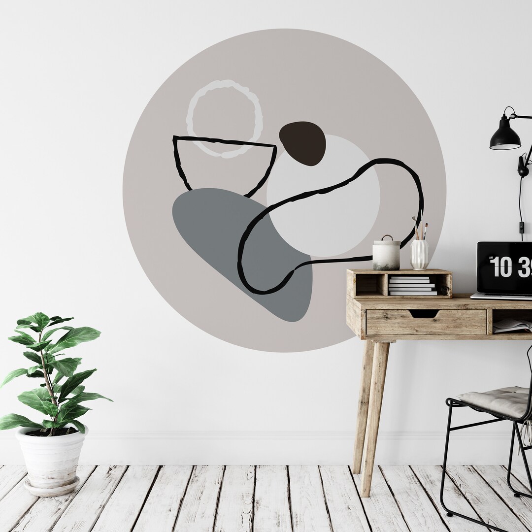 Wall Decals Boho, Geometric Wall Decal, Modern Wall Decal, Large Wall ...