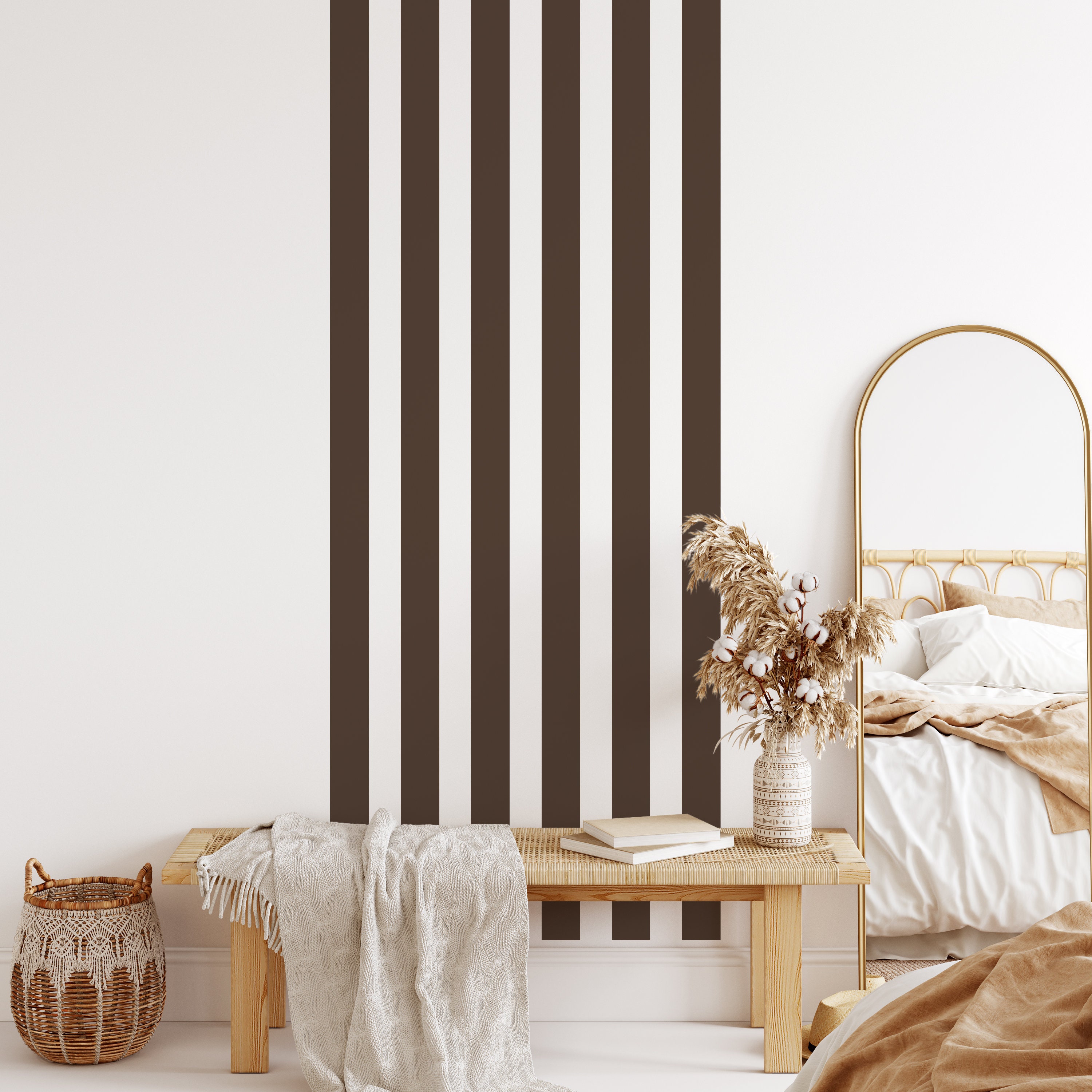 Lines Wall Decals - Minimalistic Wall Stickers, Peel and Stick Wall Art ...