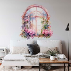 Window Wall Decals - Boho Wall Stickers, Boho Nursery Decor, Kids Room ...