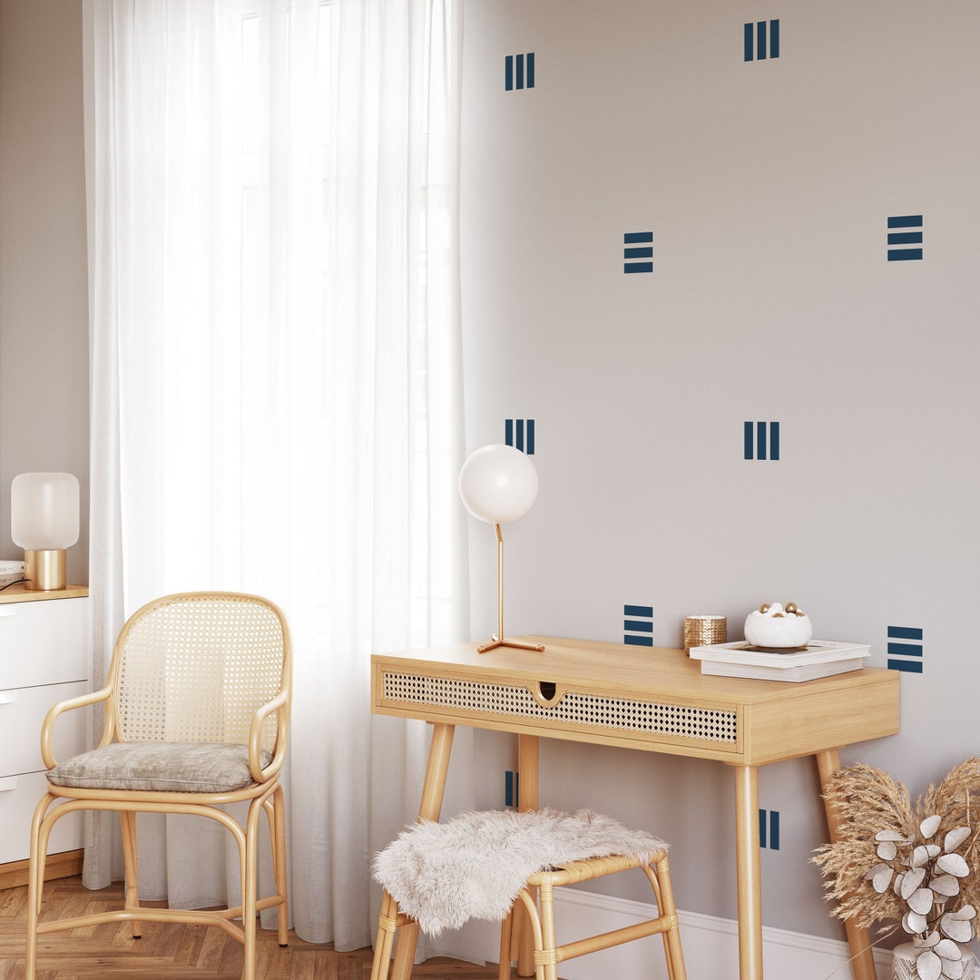 Geometric Wall Decals - Modern Wall Stickers, Gold Wall Decals, Lines ...