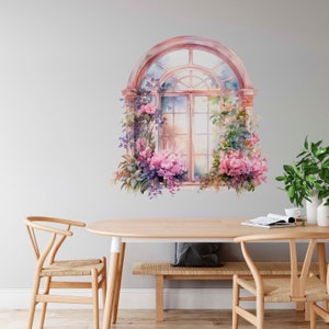 Window Wall Decals - Boho Wall Stickers, Boho Nursery Decor, Kids Room ...