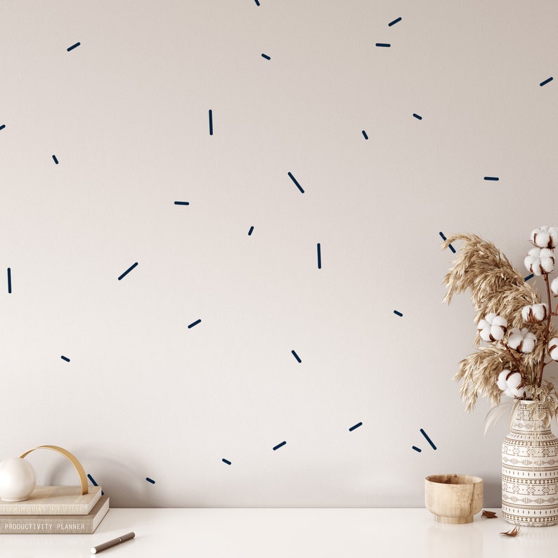 Minimalist Line Wall Decals – Modern Geometric Stickers - Etsy