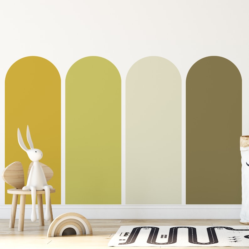Arch Wall Decals – Boho Nursery Decor, Set of 4 - Etsy