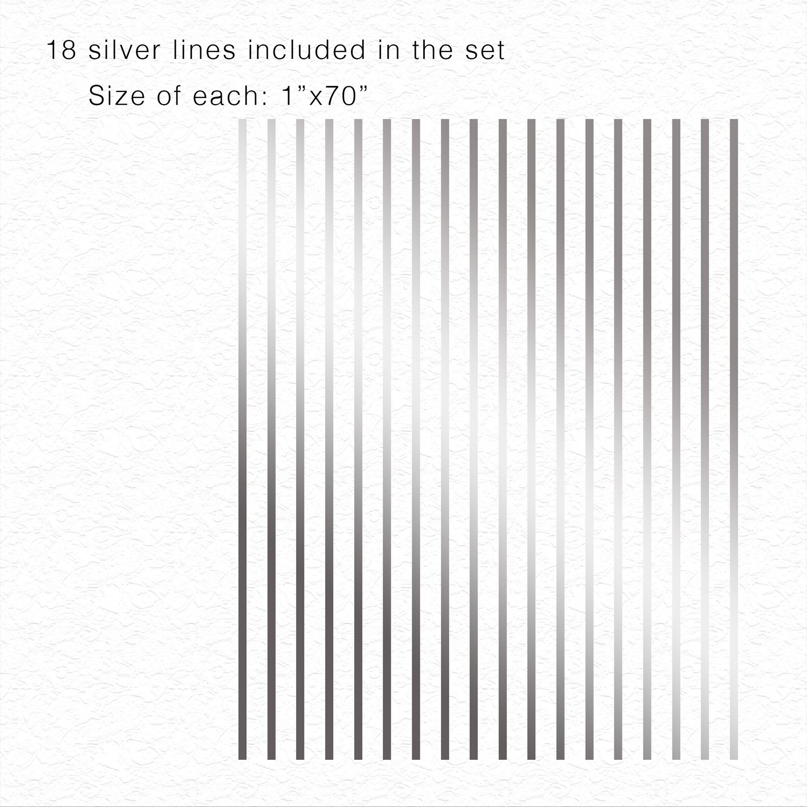 Silver Geometric Line Wall Decals - Peel and Stick, Indie Room Decor - Etsy