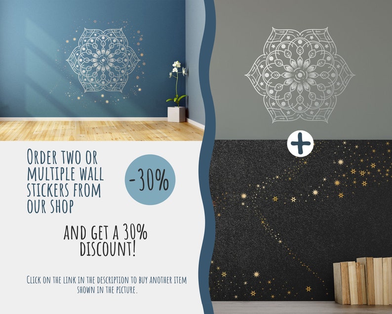 Stars Decal Set Star Decor Modern Wall Decal Decal for | Etsy