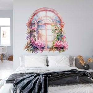 Window Wall Decals - Boho Wall Stickers, Boho Nursery Decor, Kids Room ...