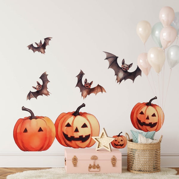 Halloween Wall Decals - Etsy