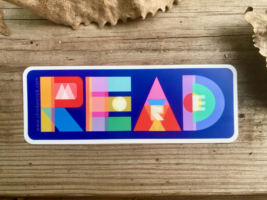 Read More Vinyl Sticker by Chad and Laura Wonsik - Etsy