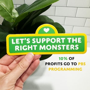 Donate to PBS! VINYL STICKER - Etsy