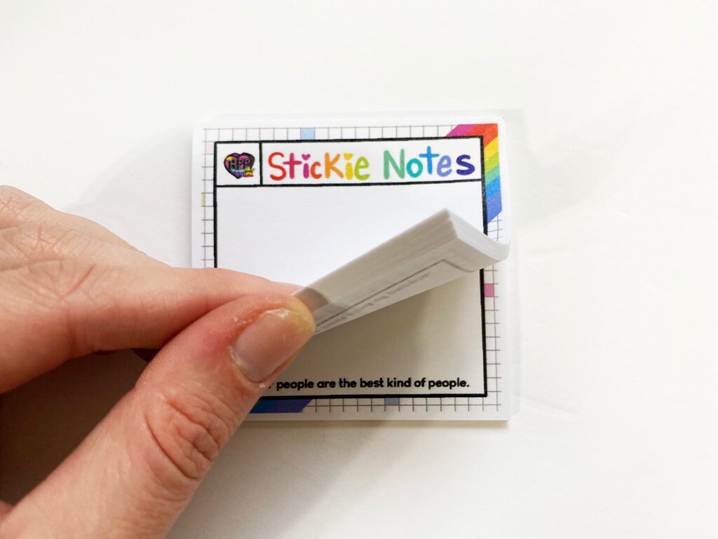 3x3 Stickies Note Pad 50 Sheets - Etsy