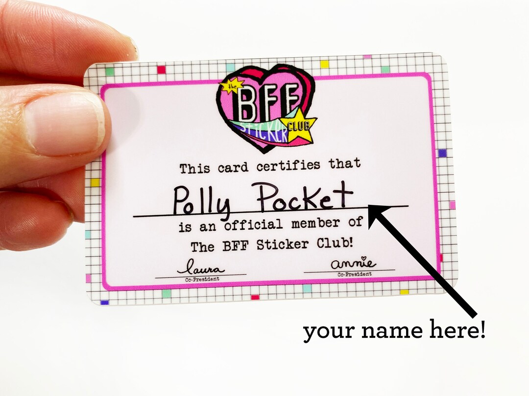 Official Membership Card Sticker- Customizable! | Membership Sticker ...