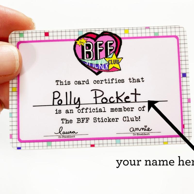 Membership Card - Etsy
